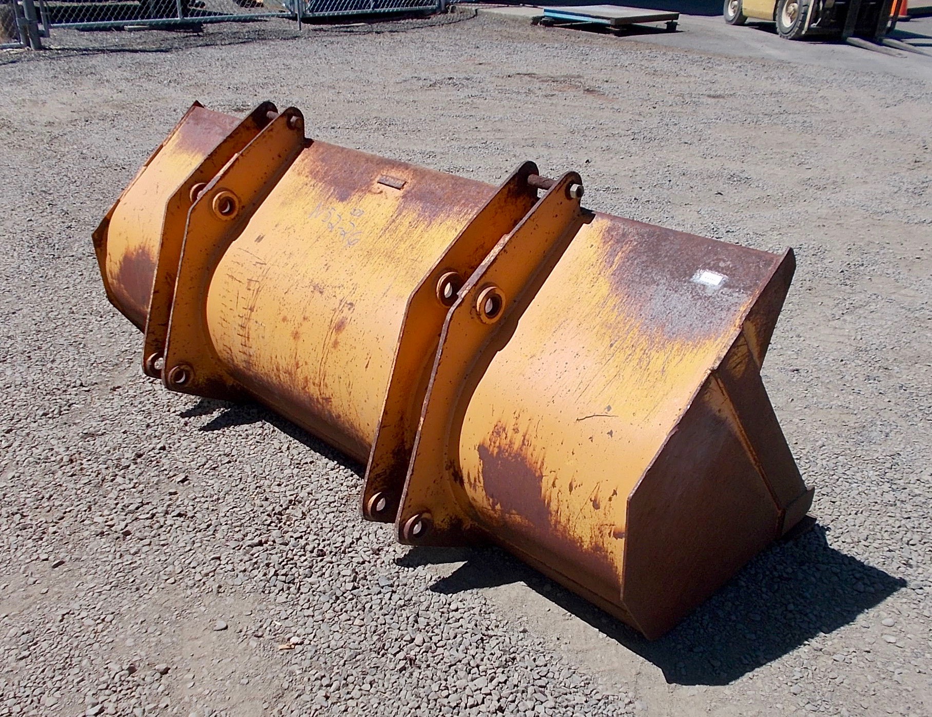 Used 83" Case 580L Pin-On General Purpose Loader Bucket For Sale