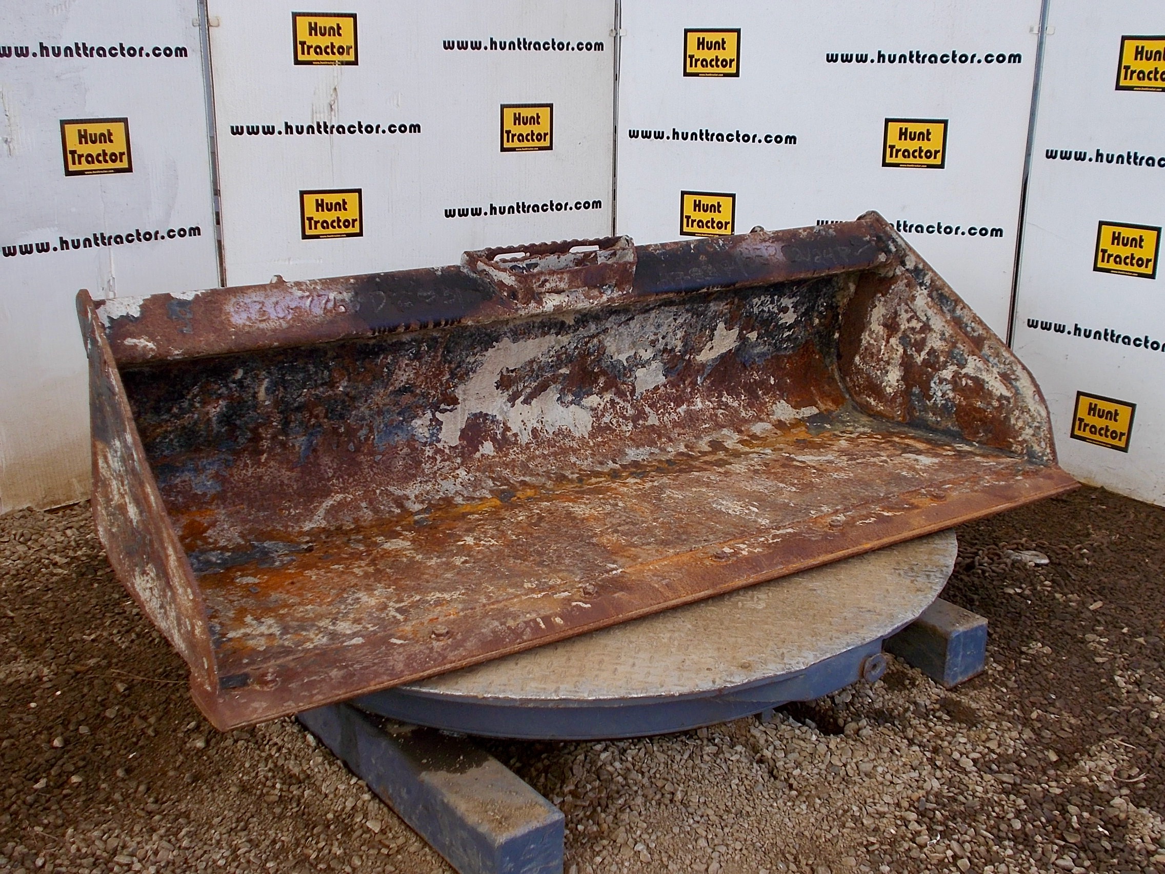 Used 73" Universal Skid Steer General Purpose Loader Bucket For Sale
