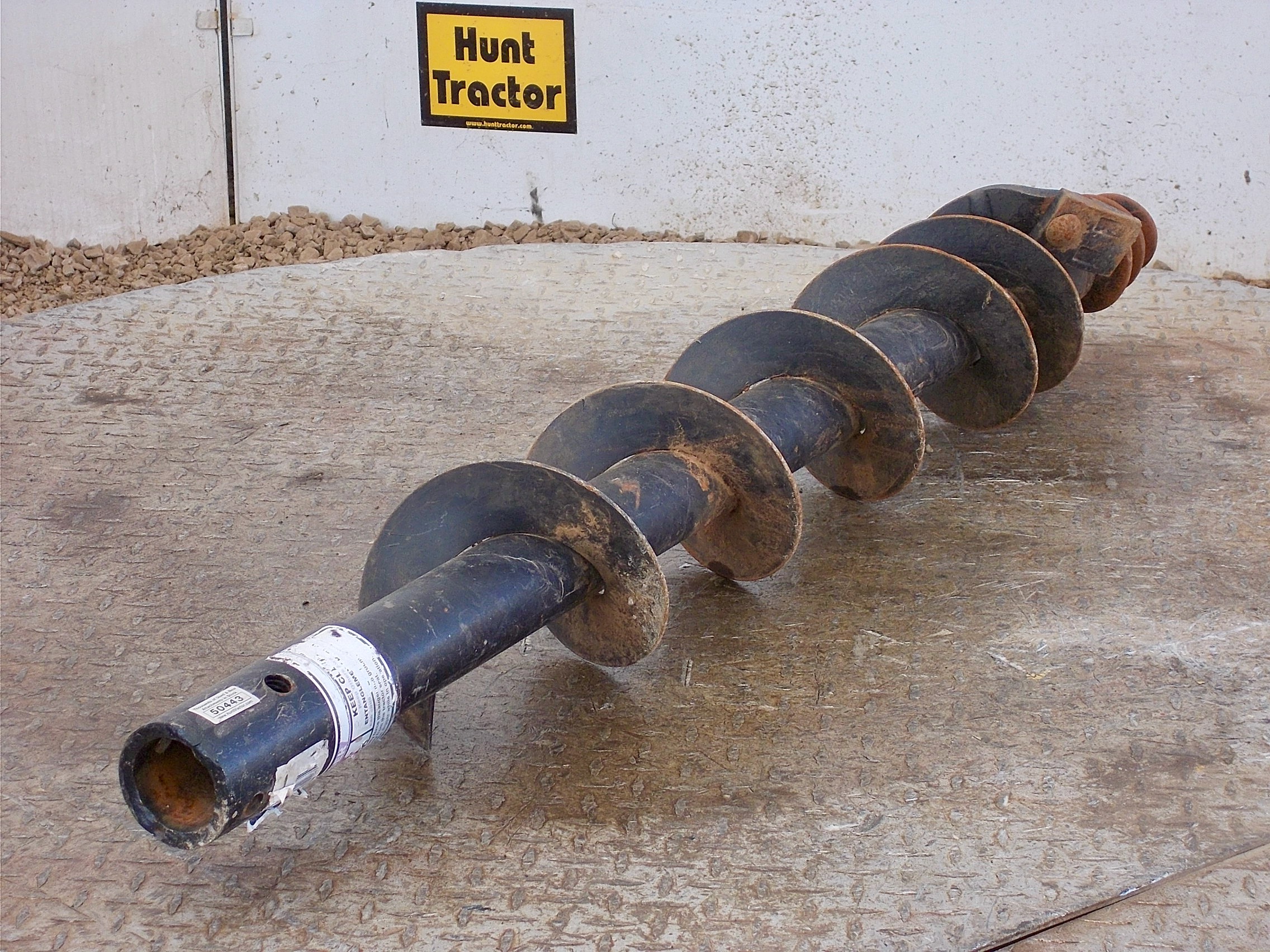 Used 6" Auger Bit For Sale, 2" Round Drive