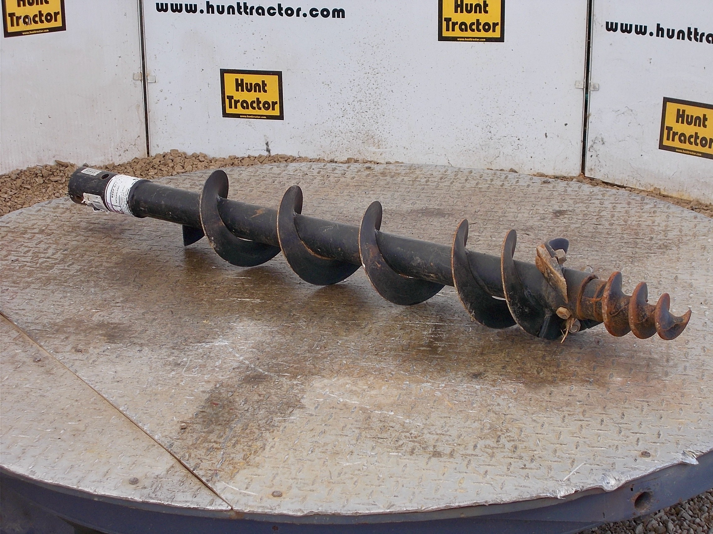 Used 6" Auger Bit For Sale, 2" Round Drive