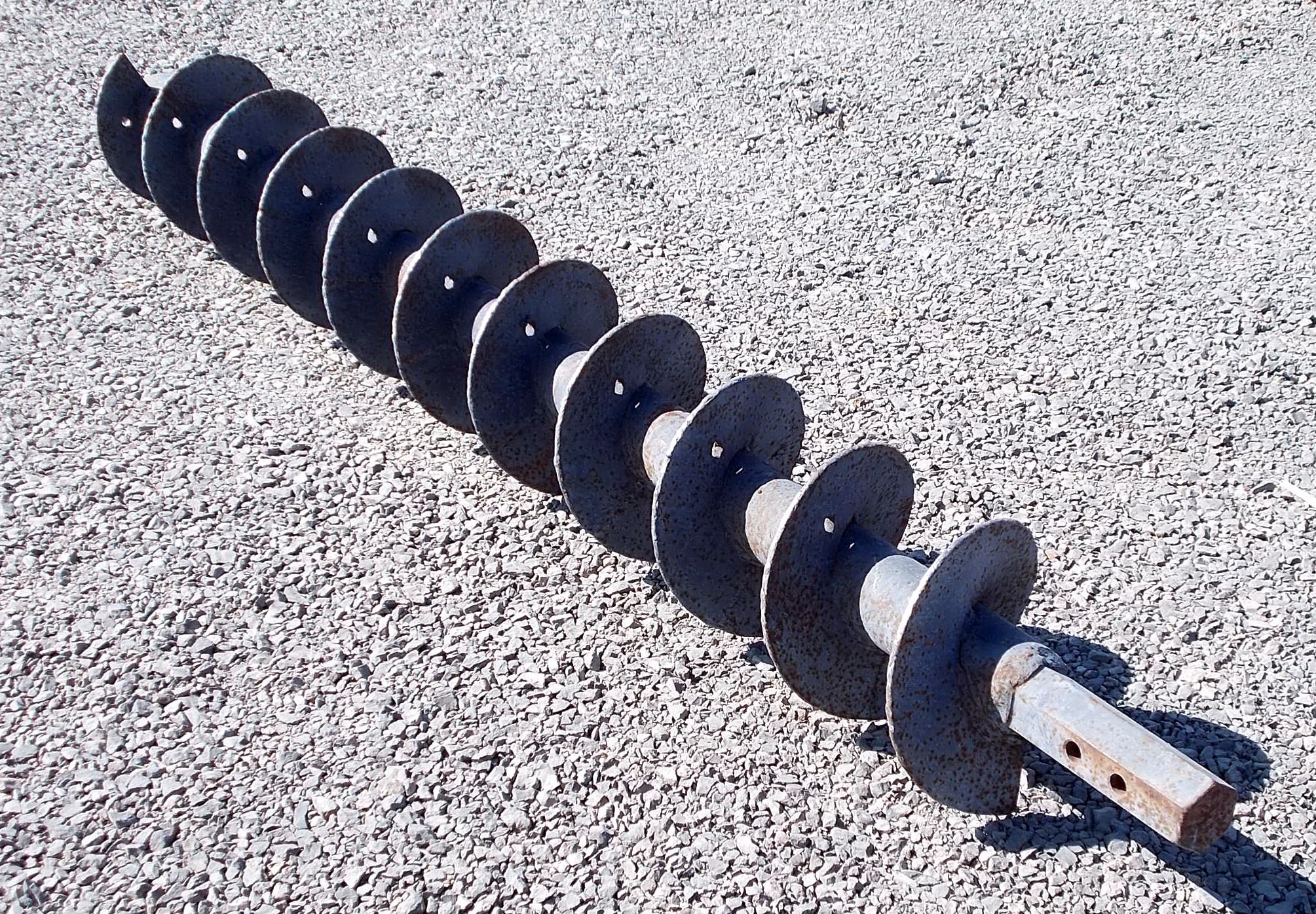 Used 10" Auger Bit Section For Sale, 2 9/16" Hex Drive